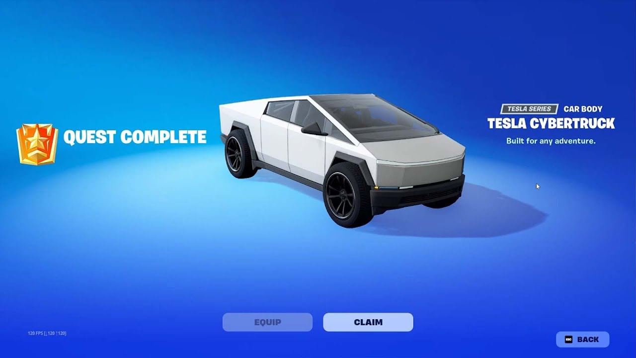 How to Unlock *FREE* TESLA CYBERTRUCK Today | Fortnite Summer Road Trip ...
