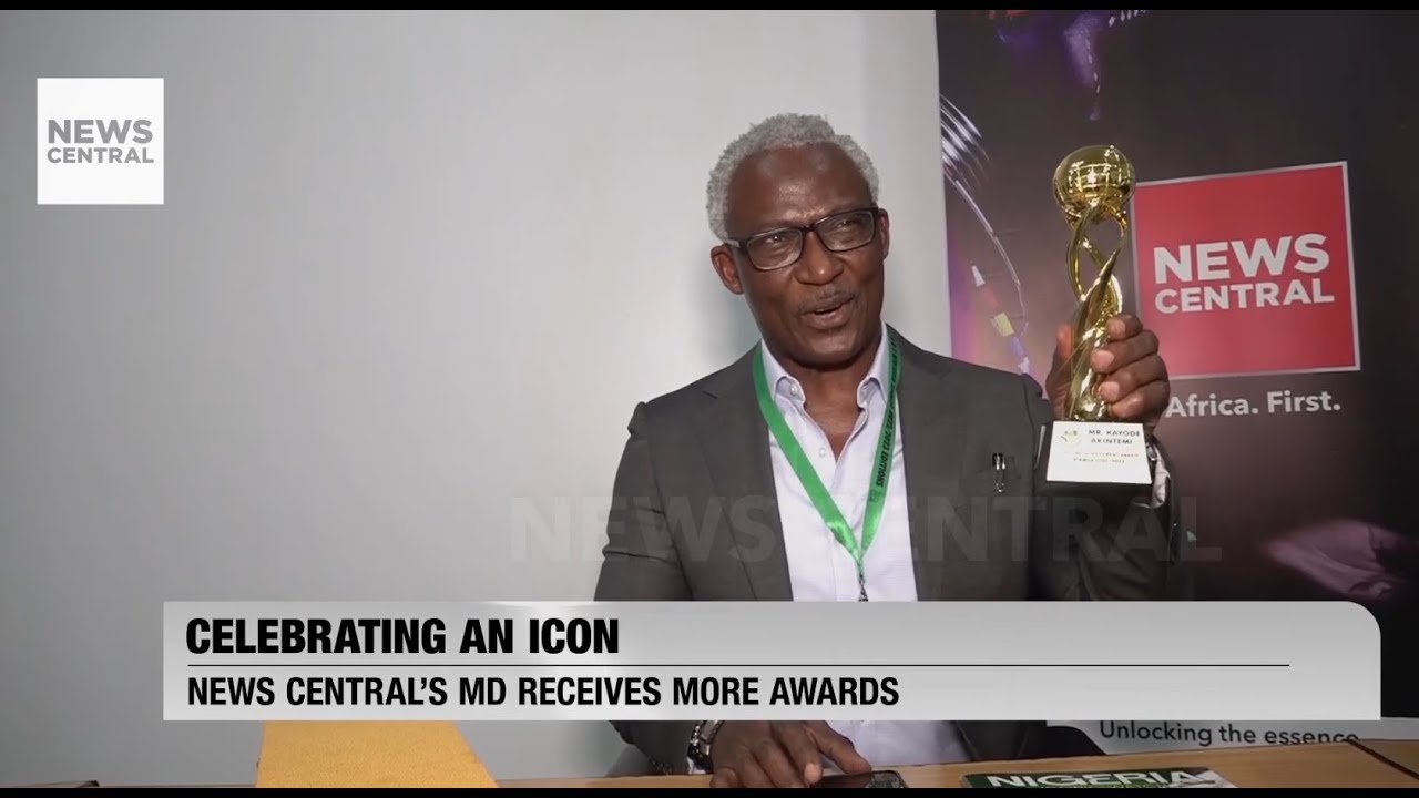 News Central's MD Kayode Akintemi Wins Prestigious Award - YouTube