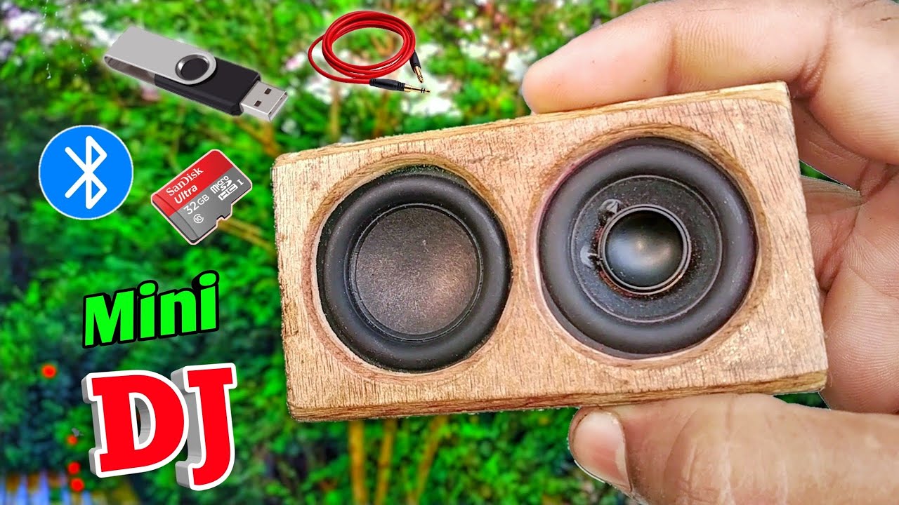 घर पर बनाएं All in 1 Mini DJ Speaker || How To Make All in 1 Mini Dj ...