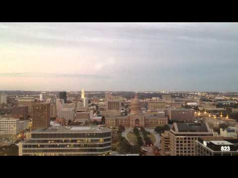 Austin Capitol Sunset Time Lapse Video