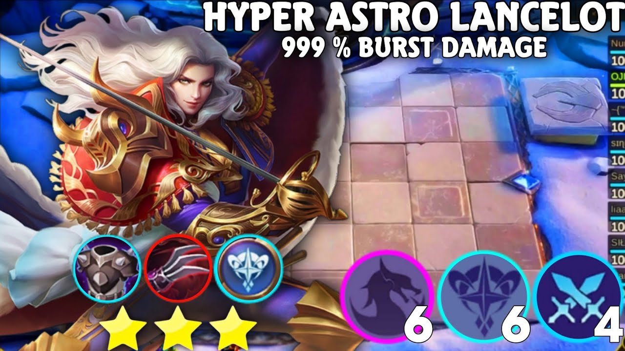 HYPER 3 STAR ASTRO LANCELOT WITH ANGELA SKILL 1 | UNLIMITED BURST ...