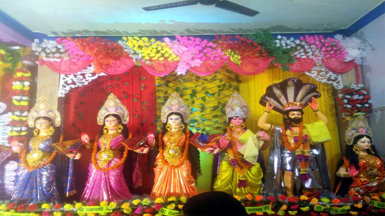 ma sharada decoration - YouTube