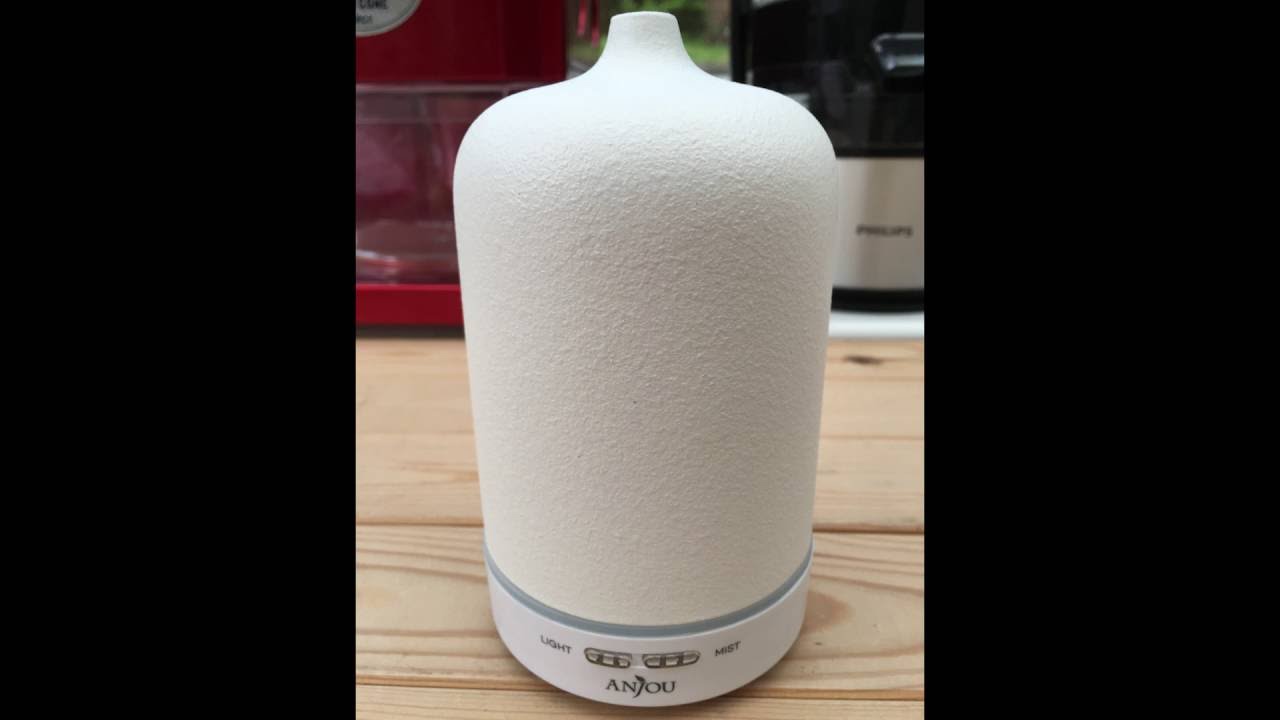 Anjou Aromatherapy Essential Oil Diffuser Aroma Diffuser - YouTube