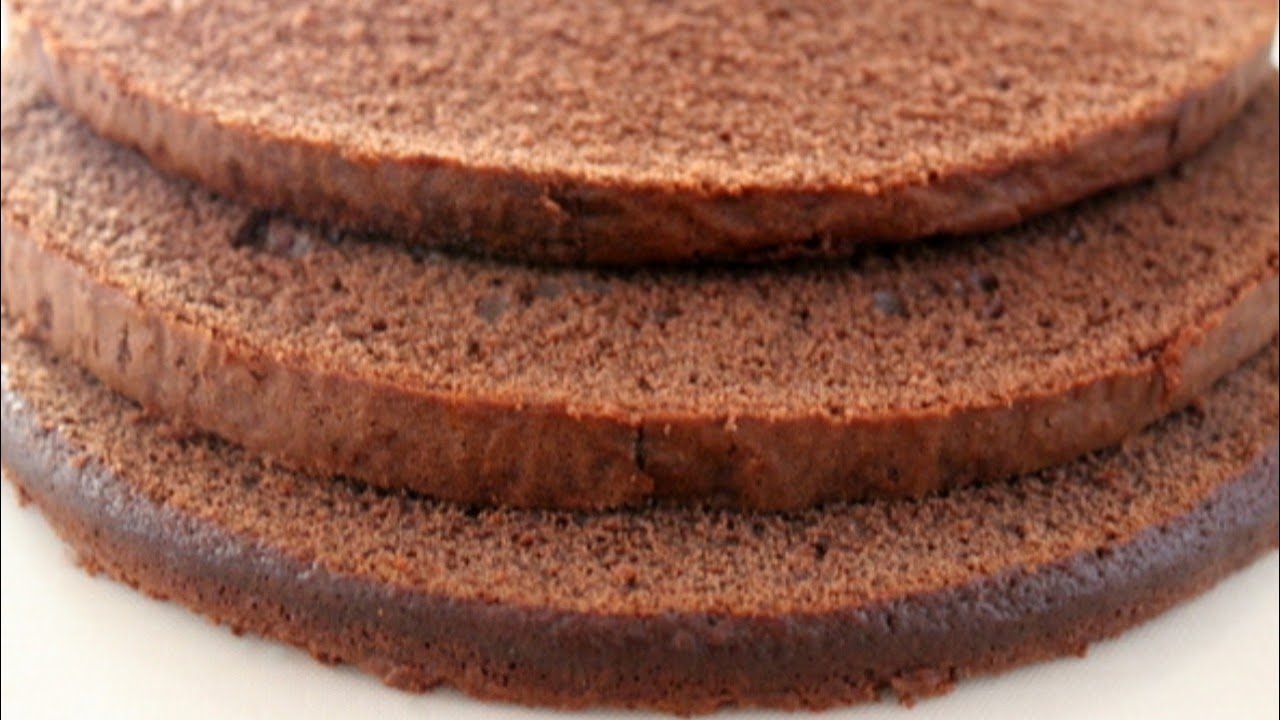 Chocolate Sponge Cake | Eggless Chocolate sponge cake| Moist Chocolate ...