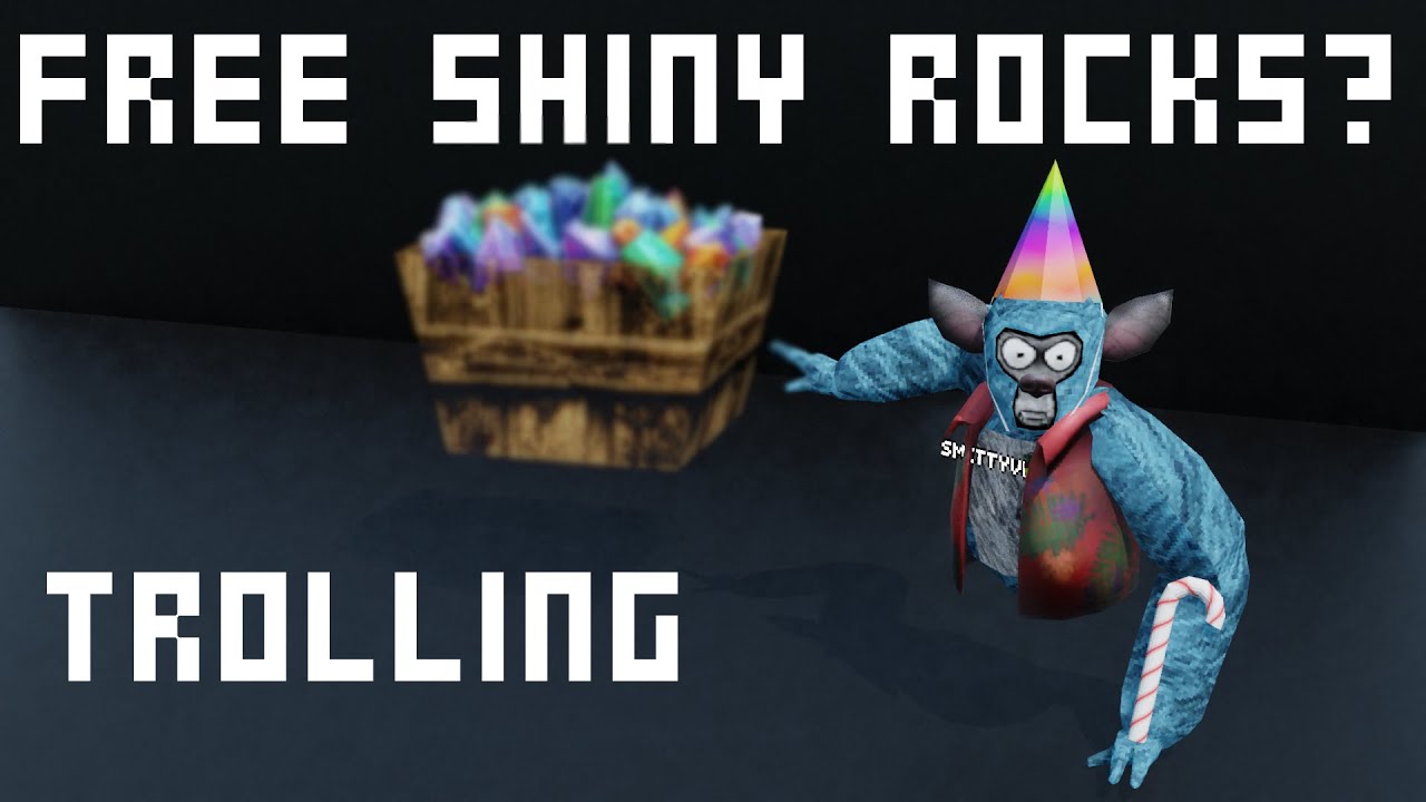 I taught them how to get FREE shiny rocks... - YouTube
