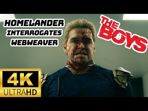 Homelander INTERROGATES Web Weaver - The Boys Season 4 Episode 7 - YouTube