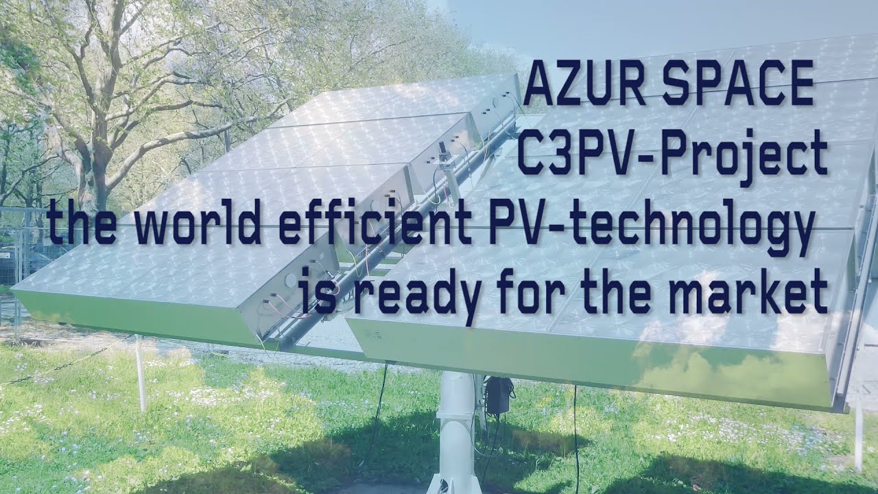 AZUR SPACE C3PV-Projekt - YouTube
