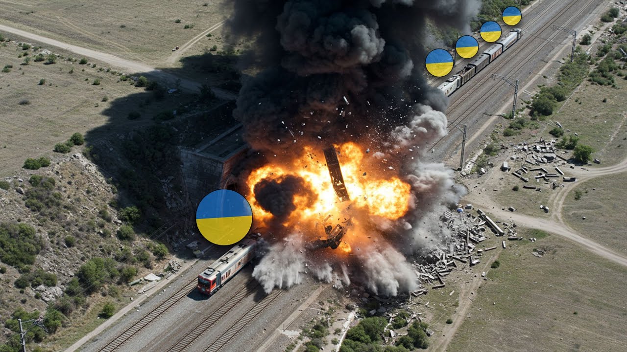 Russians Allowed the Supply Train to Pass — Then 3000kg bombs Destroyed ...