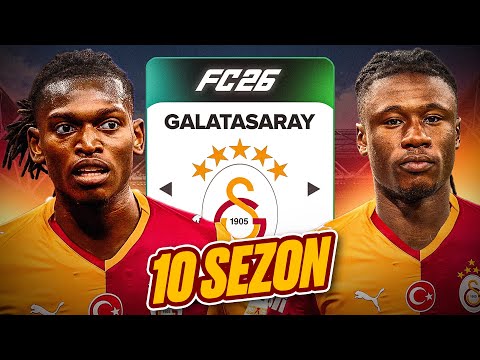 10 SEZON BOYUNCA ŞAMPİYON GALATASARAYI YÖNETTİM !