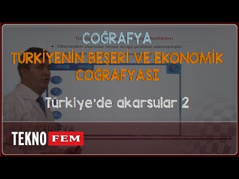 YGS-LYS COĞRAFYA - Türkiye'de akarsular 2