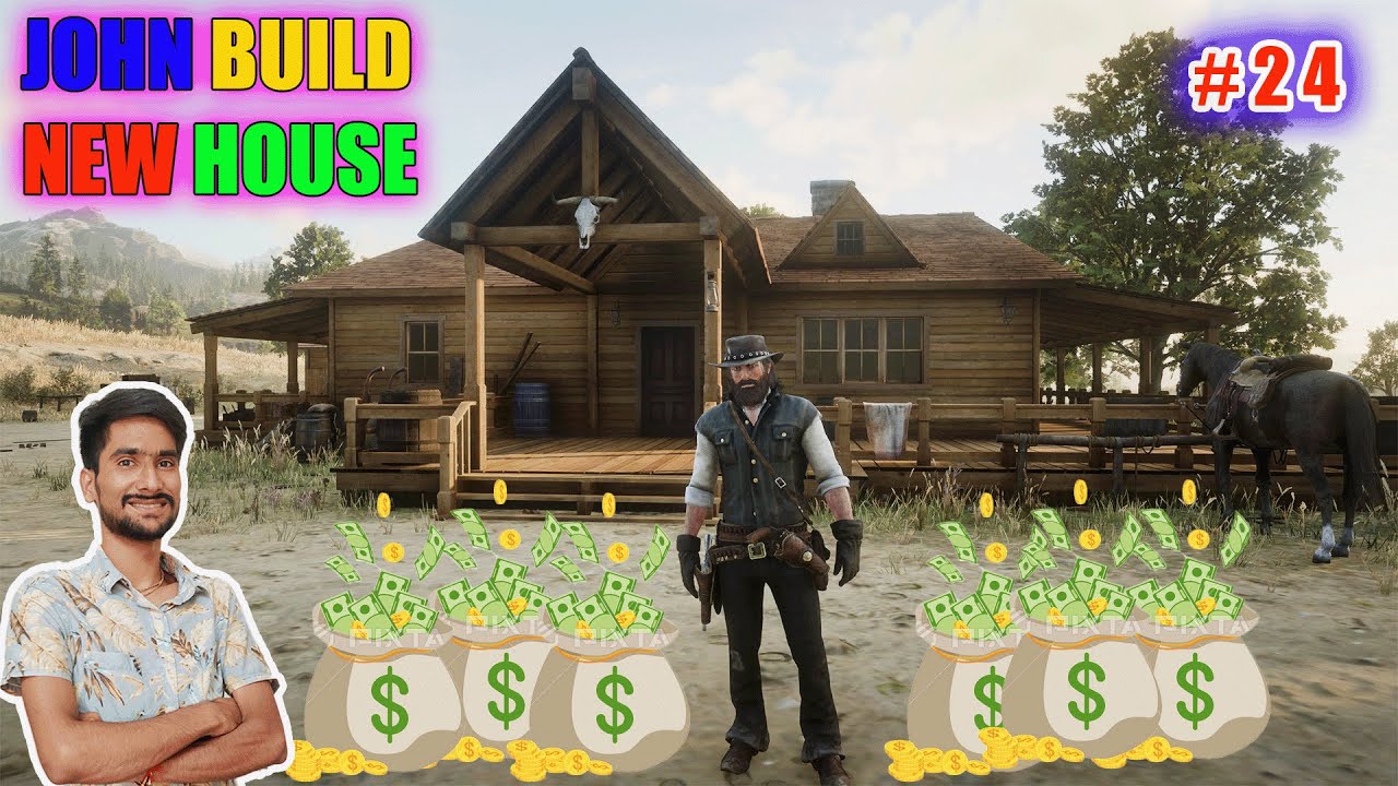 JOHN BUILD NEW HOUSE FOR FAMILY | RED DEAD REDEMPTION 2 GAMEPLAY #24 ...