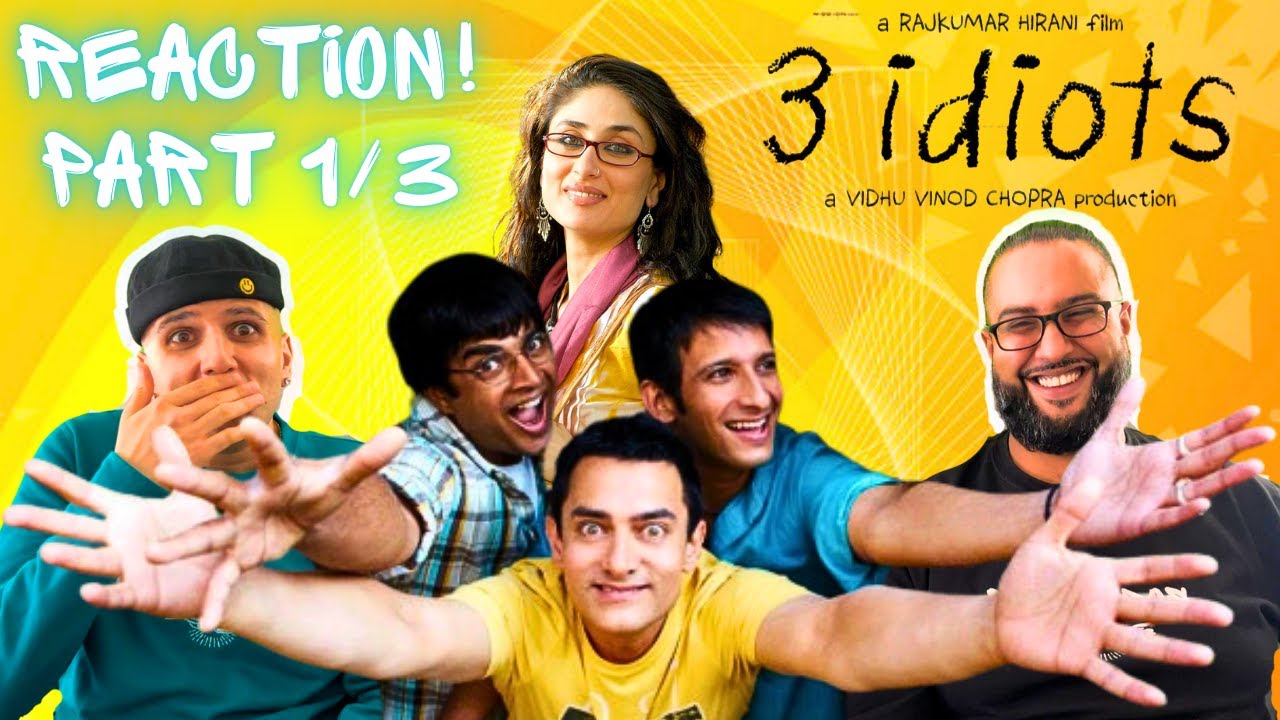 3 Idiots Reaction! (Part 1/3) | Aamir Khan | R. Madhavan | Sharman ...