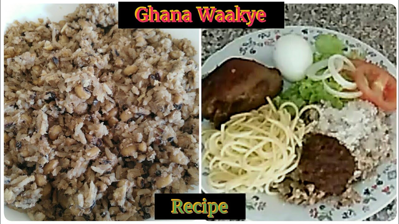#streetfood#ghanafood#waakyerecipe BEST GHANA WAAKYE(RICE & BEANS ...