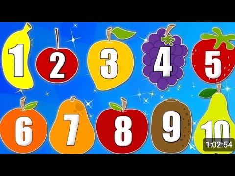 Learn Numbers with Fruits | Count Fruits | Number rhymes for kids ...