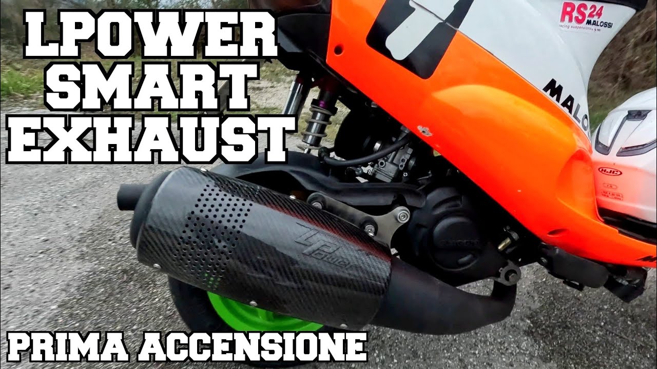 Marmitta LPower Smart Exhaust - Prima accensione su ZIP SP 172 MALOSSI ...