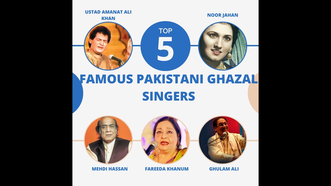 TOP 5 Most Famous Pakistani Ghazal Singers | Boltay Afsanay - YouTube