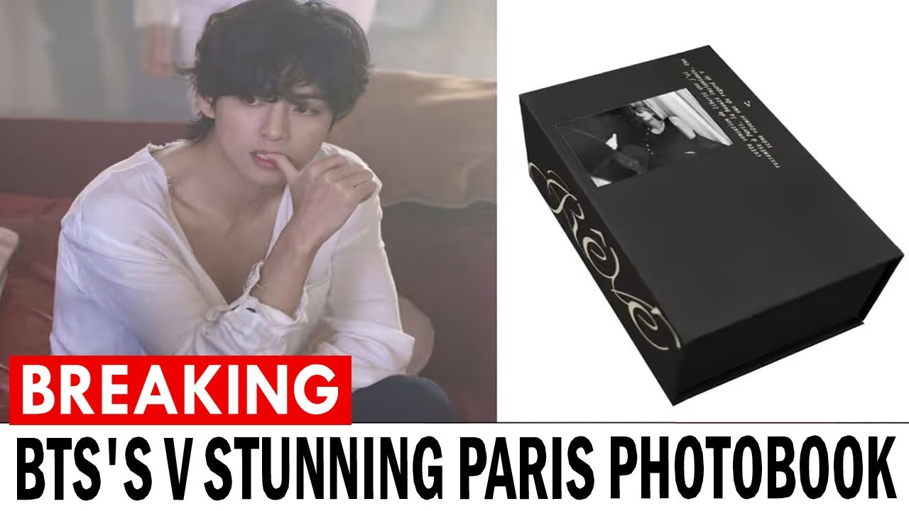 BTS's V announces stunning Paris photobook 'Rêvé' - YouTube