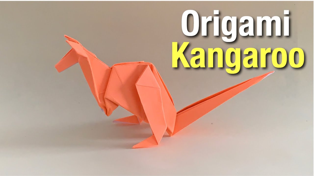HOW TO MAKE ORIGAMI KANGAROO | PAPER CRAFTS - YouTube