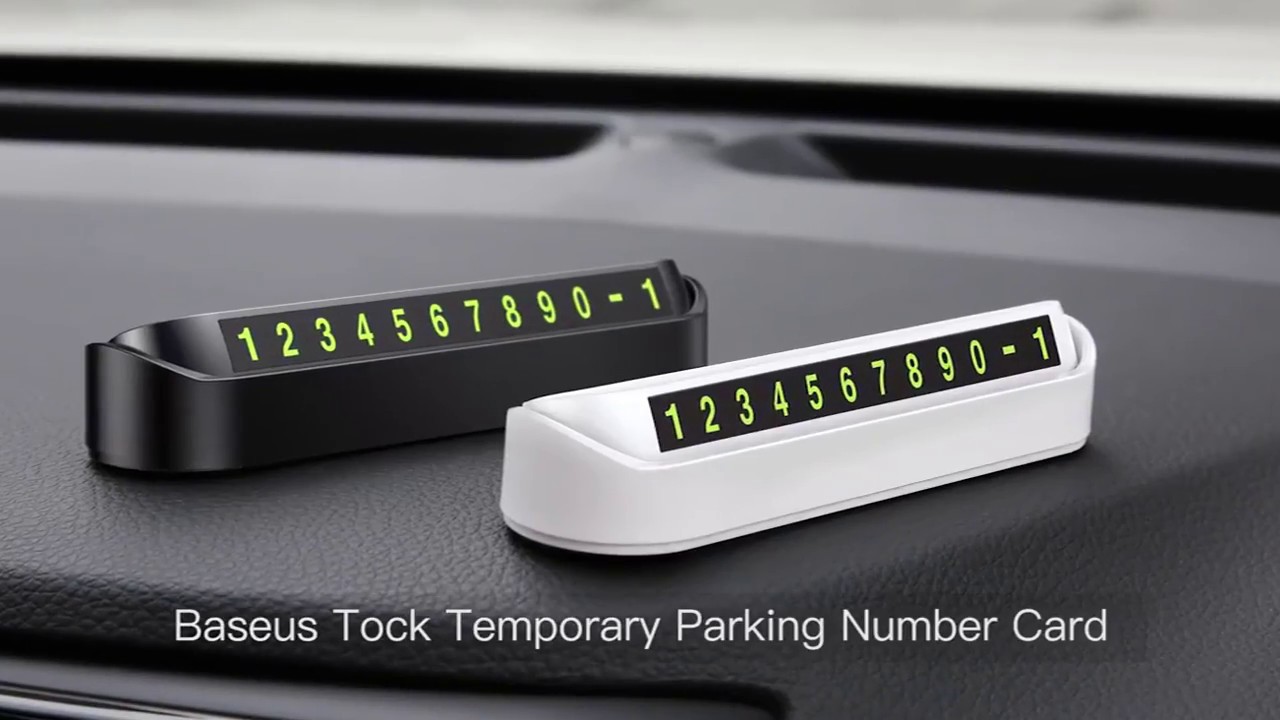 Temporary Car Parking Card - YouTube
