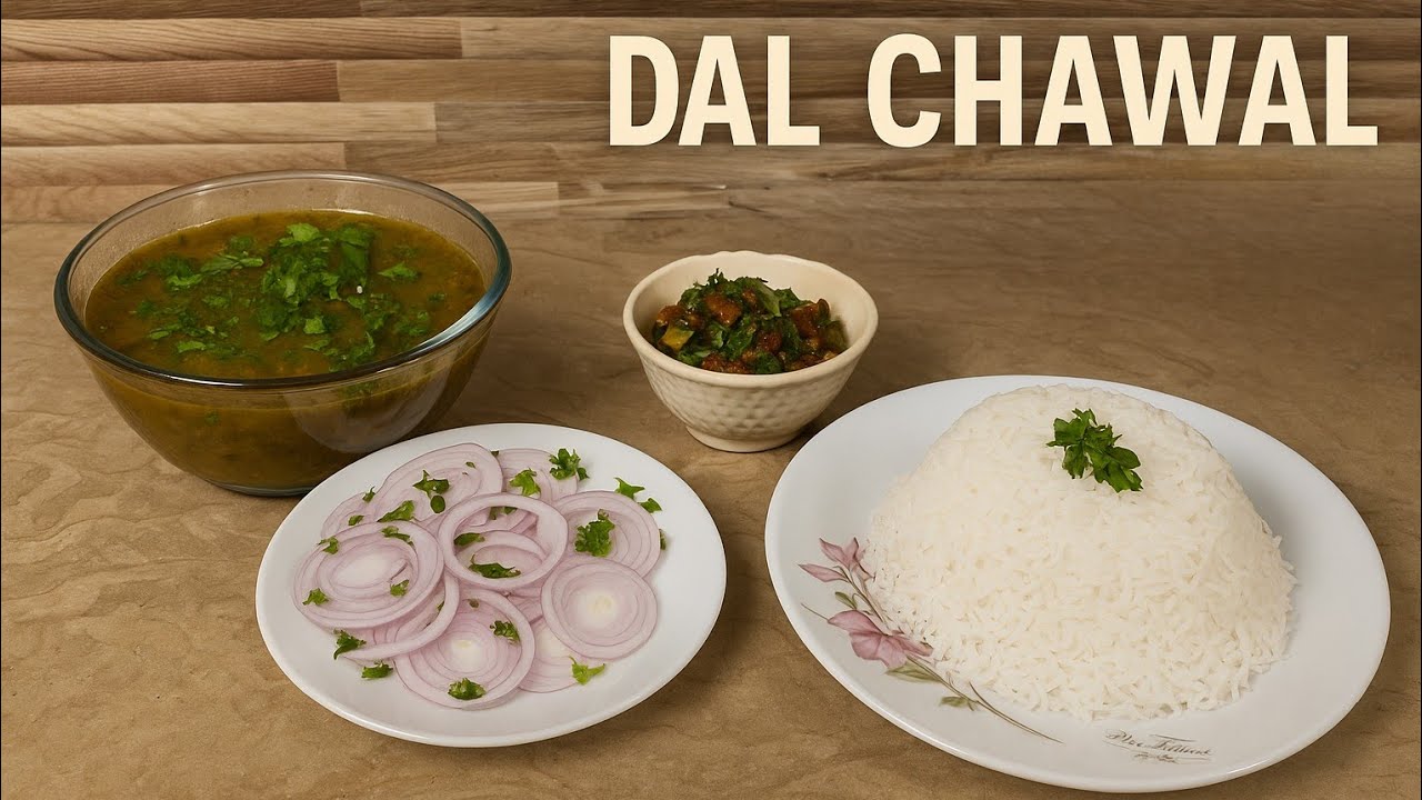 Quick & Easy Dal Chawal Recipe | Masoor Dal & Rice | Pakistani Comfort ...