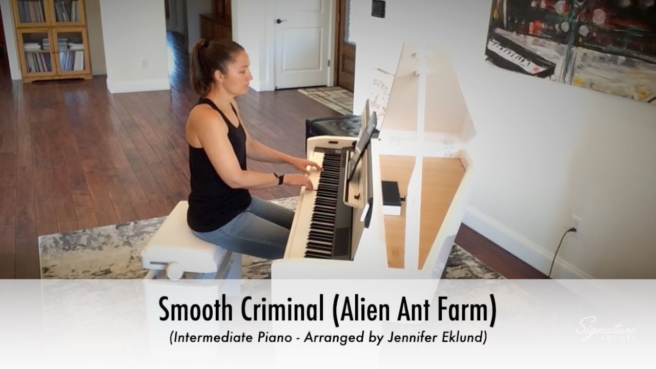 Smooth Criminal (Alien Ant Farm) - Intermediate Piano Sheet Music - YouTube
