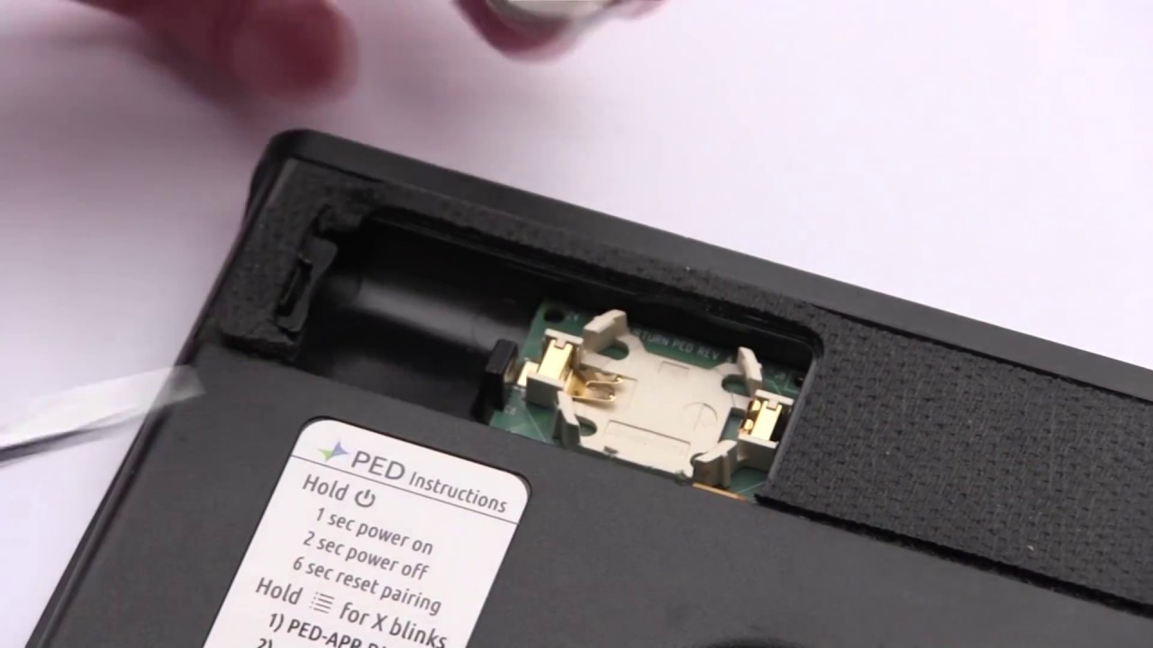 PED Battery Replacement - YouTube