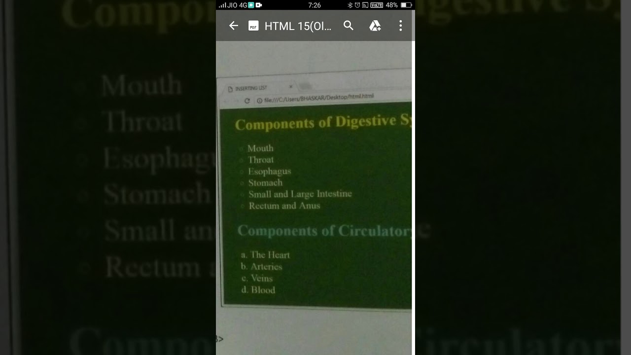 HTML 16 (OL,UL TYPES) - YouTube