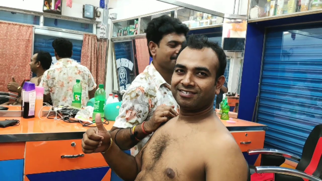 Upper Body Massage Therapy By Indian Barber Relaxing Asmr Youtube