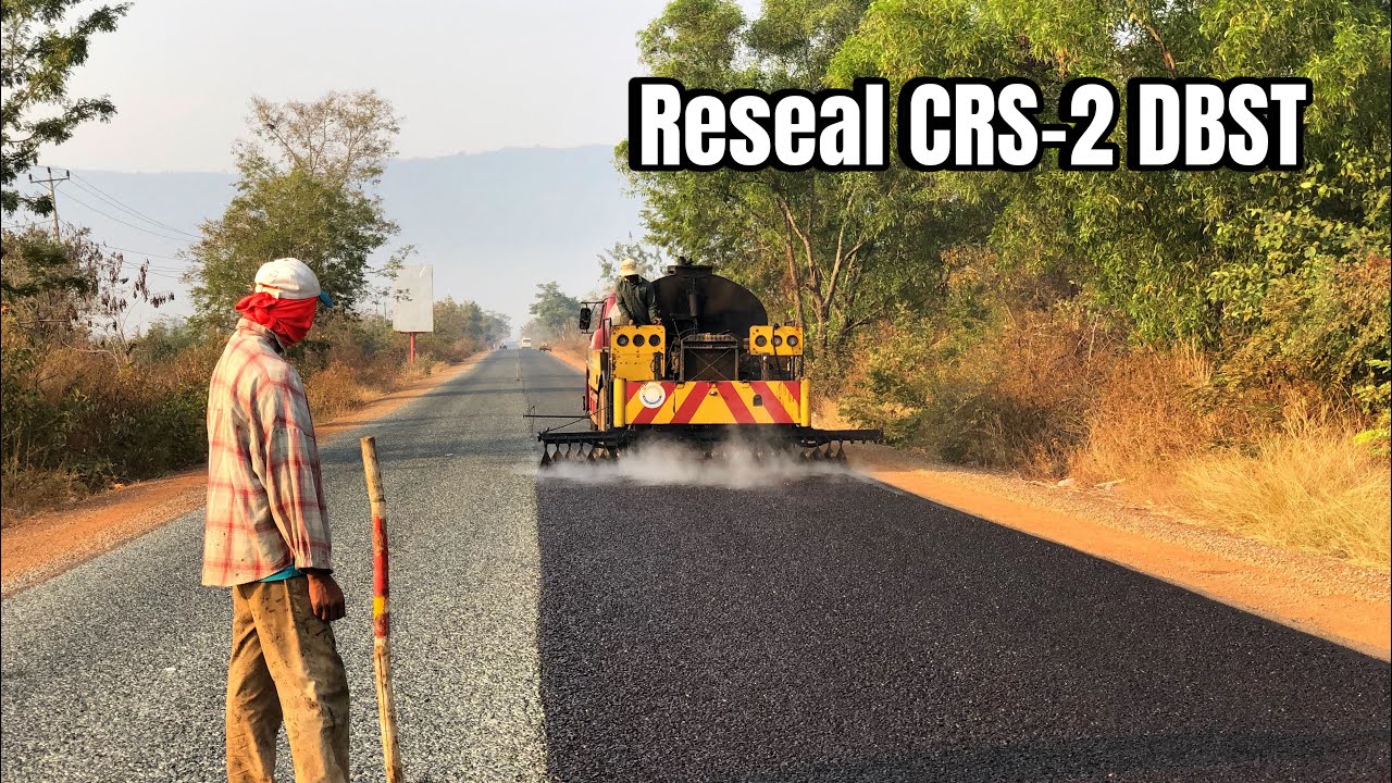 Reseal CRS-2 DBST - YouTube