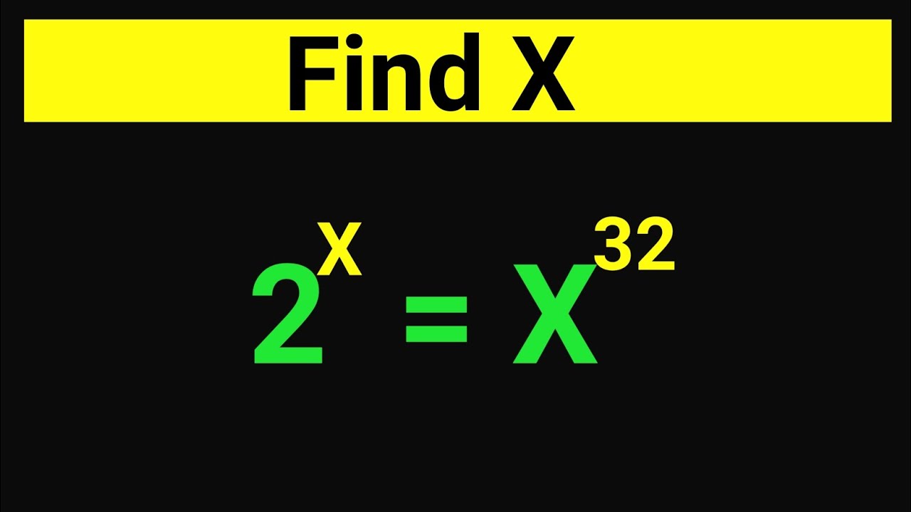 Find the value of X/ Nice Math Olympiad problem - YouTube