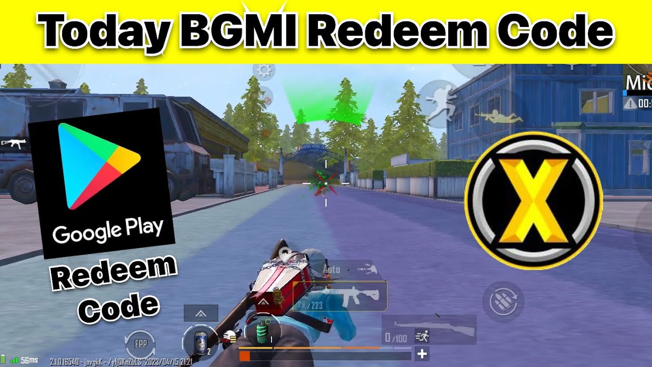 Today BGMI Redeem Code ₹999/- 🔜 16 April 2023 Google Play Code # ...