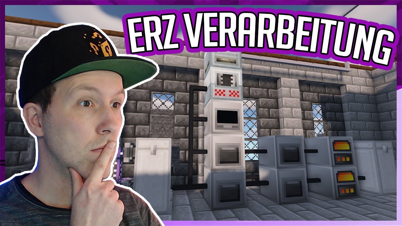 Komplette Erz Verarbeitung | Minecraft Modpack AQ2 #45 - YouTube