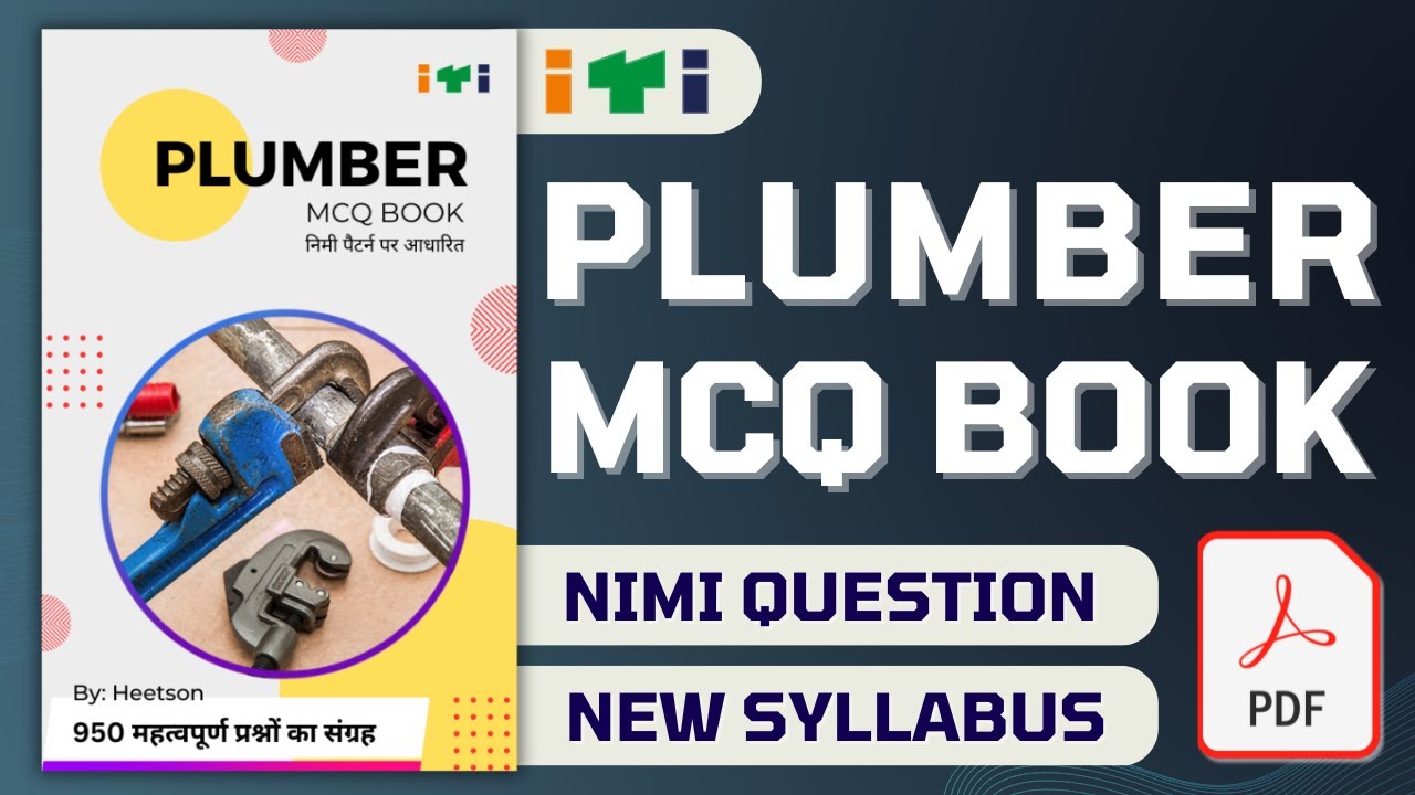 ITI Plumber MCQ Book | Plumbing Trade Theory NIMI Question Bank in ...