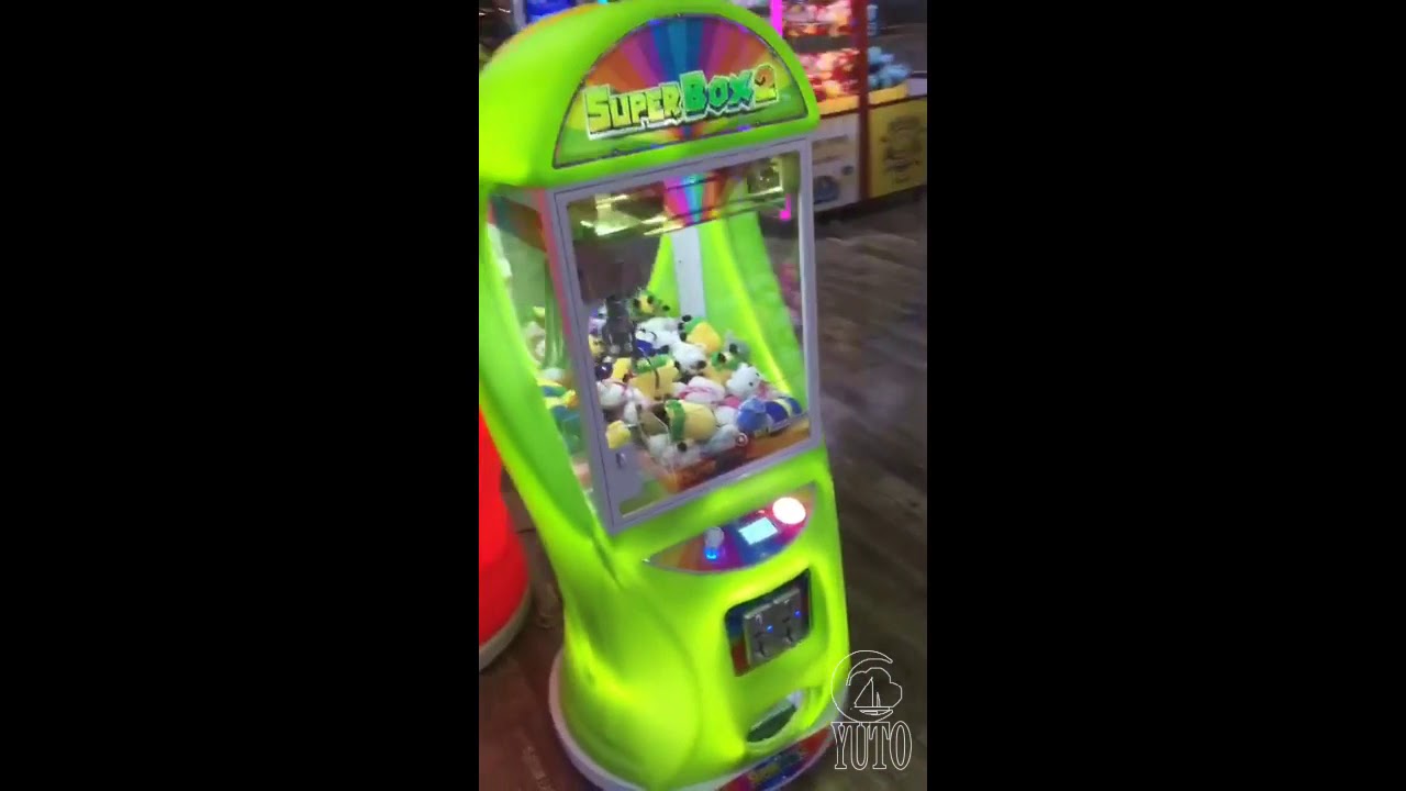 Super Box 2 Coin Operated Claw Machine|Doll Crane Machine - YouTube
