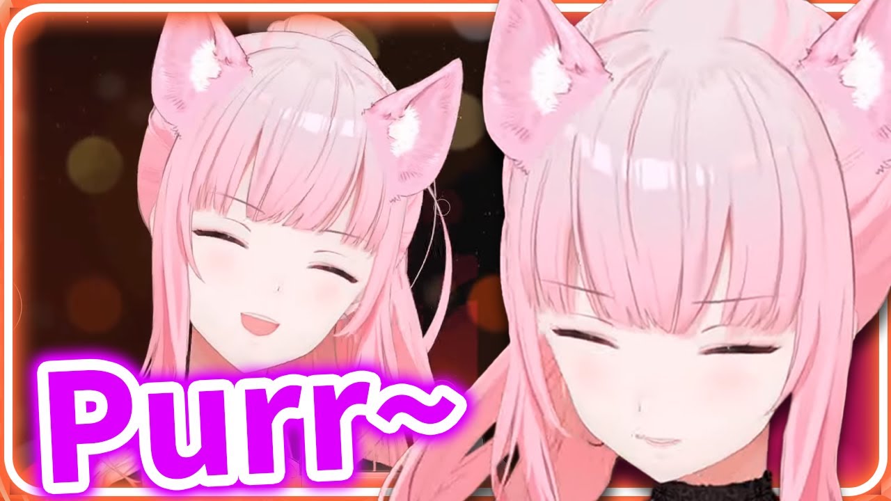 Cat Calli Cutely Purrs into the Microphone 【Mori Calliope / HololiveEN ...