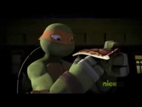 TMNT 2012-Michaelangelo's First Pizza - YouTube