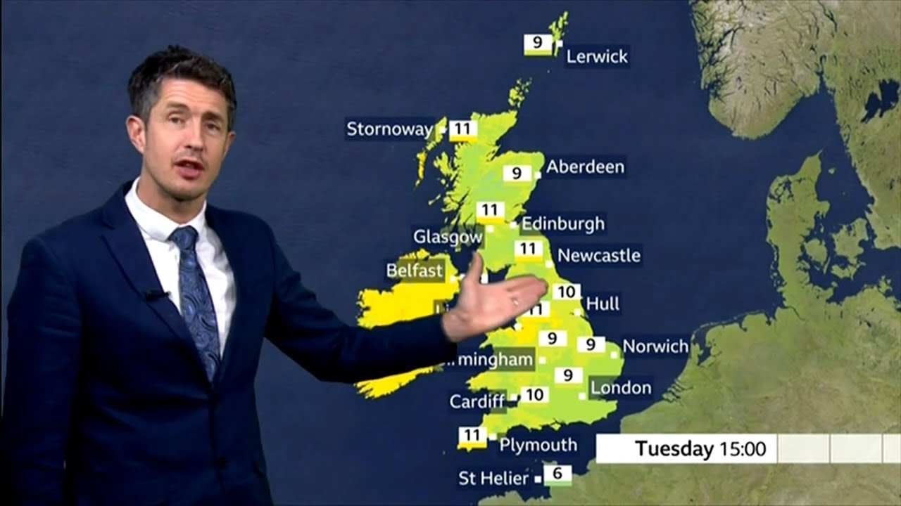 BBC News Weather : Temperatures will be above average in certain places ...