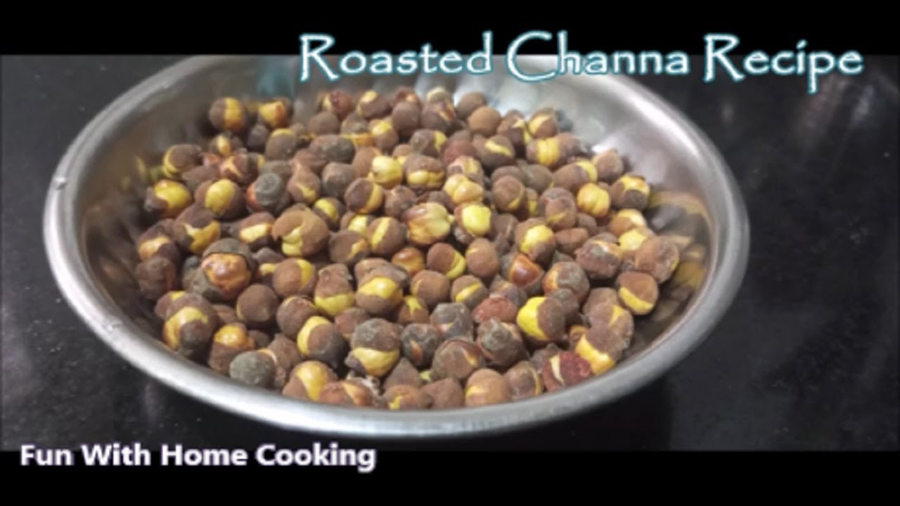 Quick and easy Roasted Channa Recipe - YouTube