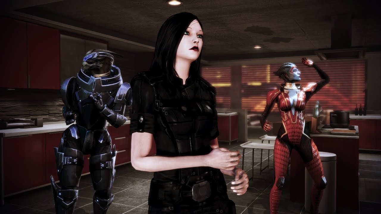 Mass Effect 3 Dance Party - The Mighty Boosh "Eels" - YouTube