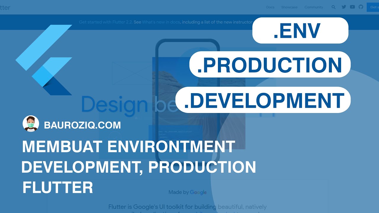 Setup Environment Variable Env In Flutter For Development Or