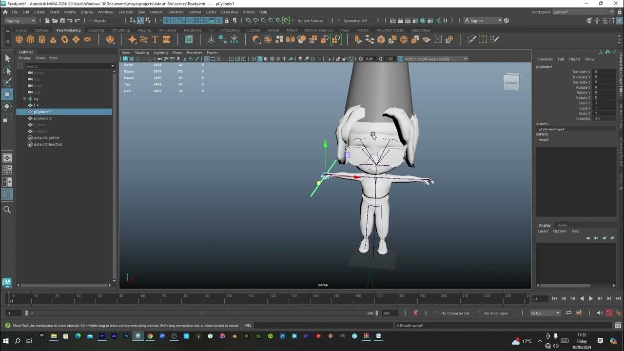 Autodesk Maya for Beginners | Different ways you can attach object to your animated character ...