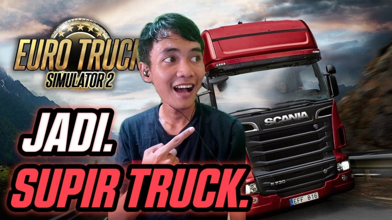 jadi supir truk buat hilangin stress! sambil nyanyi gajelas - YouTube