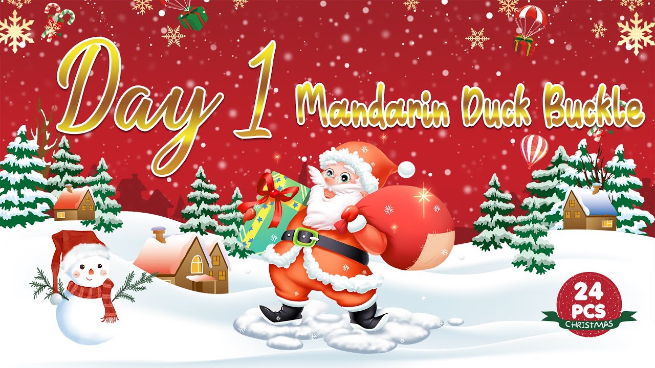 Puzzle Advent Calendar - Day 1 Mandarin Duck Buckle - YouTube