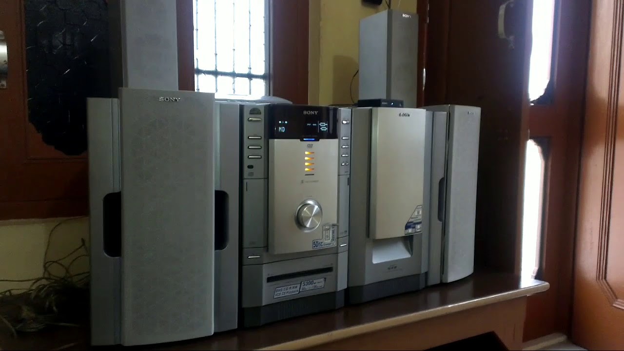 Sony hi fi dhc fl5d - YouTube
