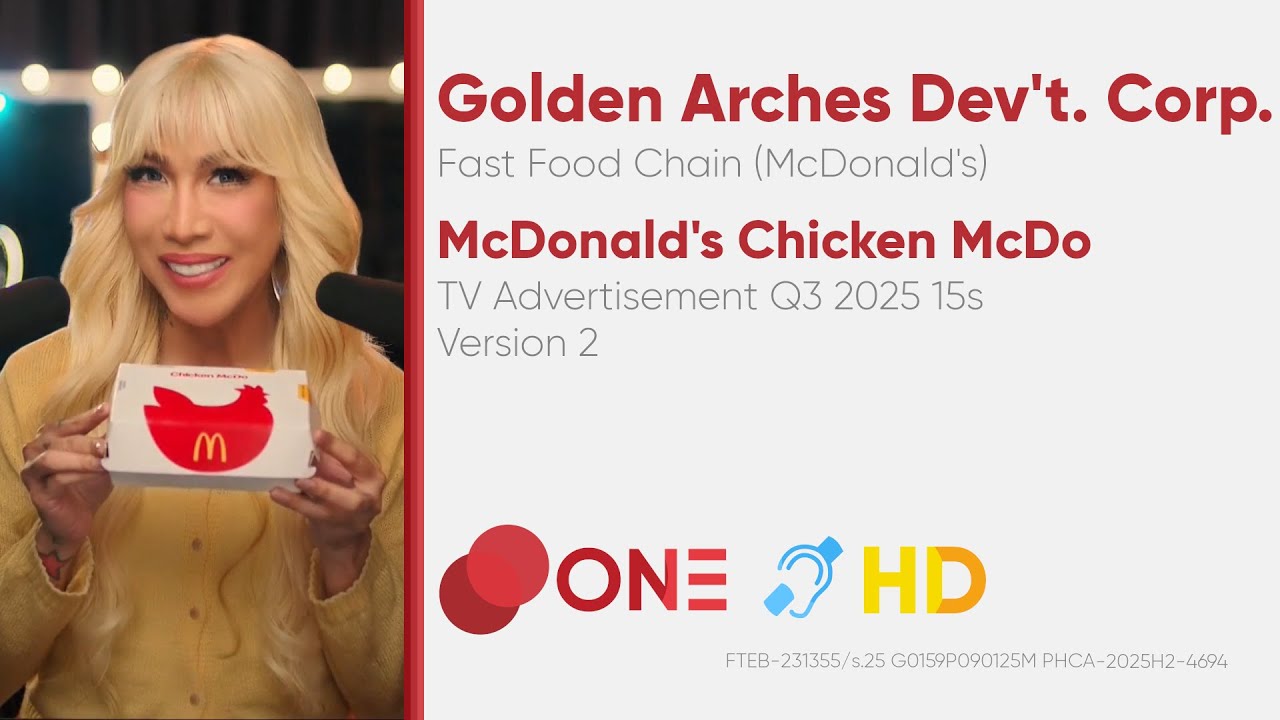 McDonald's Chicken McDo TV Ad Q3 2025 15s with Vice Ganda (Philippines ...