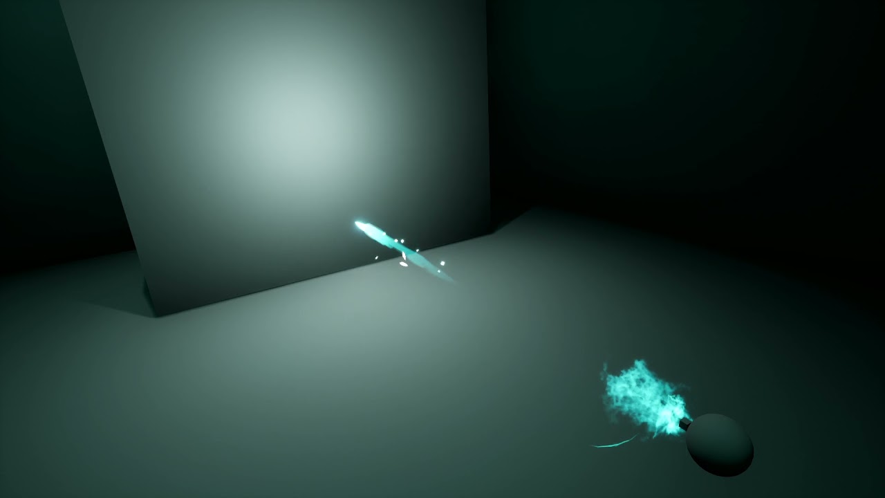 UE4 - Ice Projectile Magic - Real Time VFX