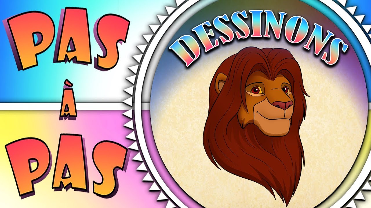 Tutoriel, DESSINONS Simba ! (Pas à Pas le dessin pour tous) - YouTube
