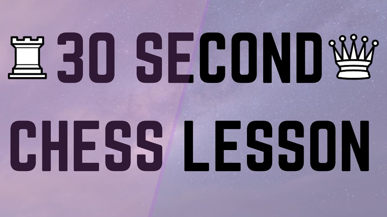 30 second chess lesson Mate with Queen and Rook - YouTube