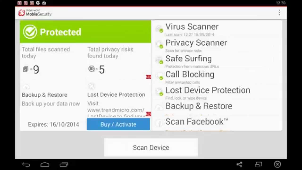 Trend Micro Mobile Security & Antivirus - Quick overview - YouTube