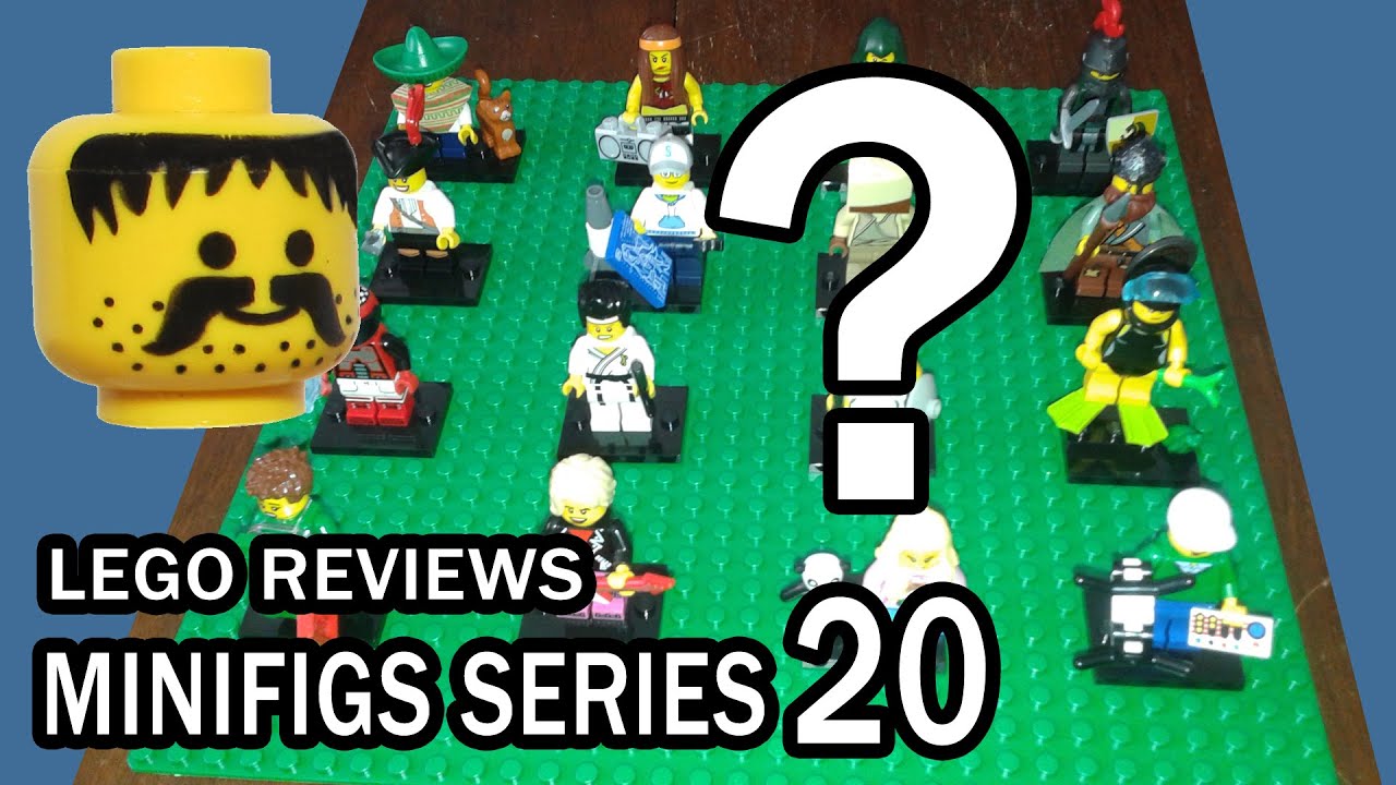 Lego minifigs series 20 - 2020 all figures review - YouTube